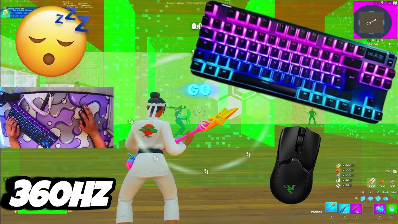 Apex Pro TKL ASMR🤩 Boxfights 💰 Satisfying Keyboard Fortnite 360 FPS ...