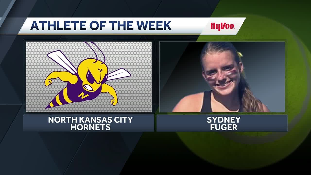 North Kansas City's Sydney Fuger named athlete of the week - YouTube