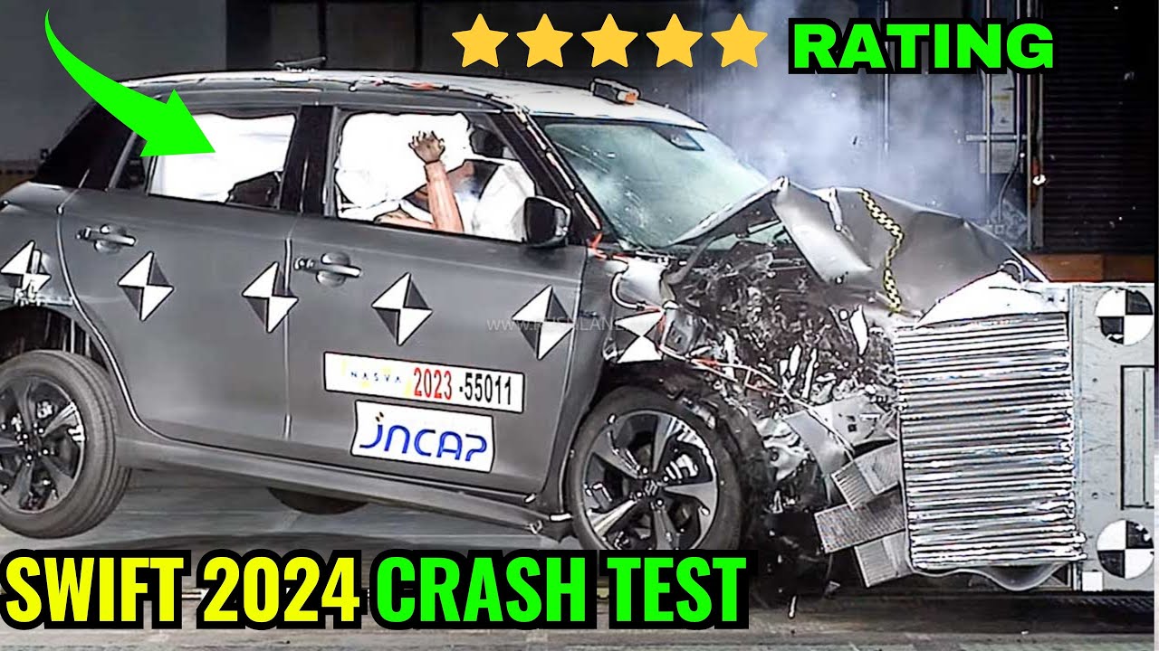 Maruti Swift Gets 4 Star Safety Rating, suzuki swift 2024 crash test ...