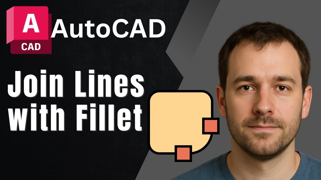 AutoCAD: How to Join Lines Using the Fillet Command (2025 Tutorial ...