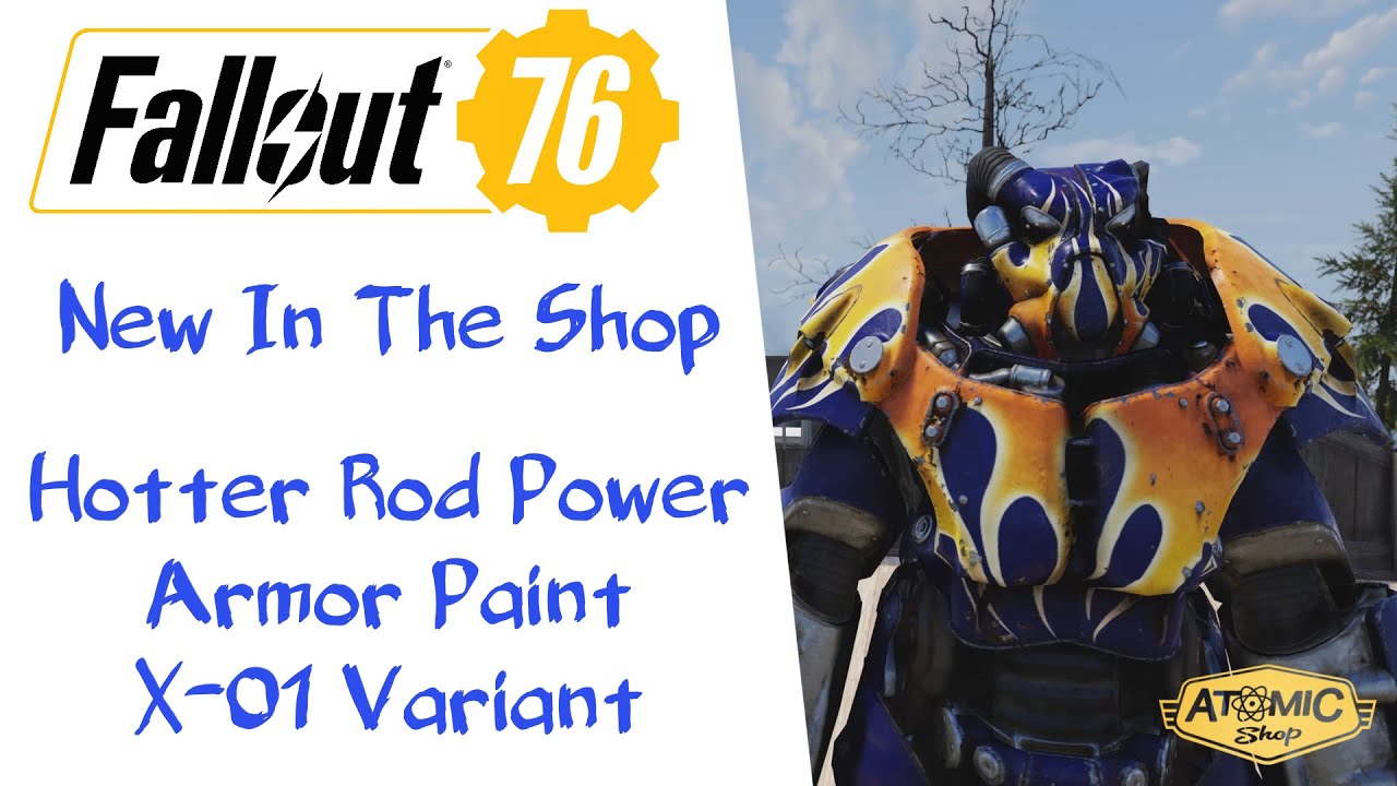 Fallout 76 | Hotter Rod Power Armor Paint X-01 Variant | New In The ...