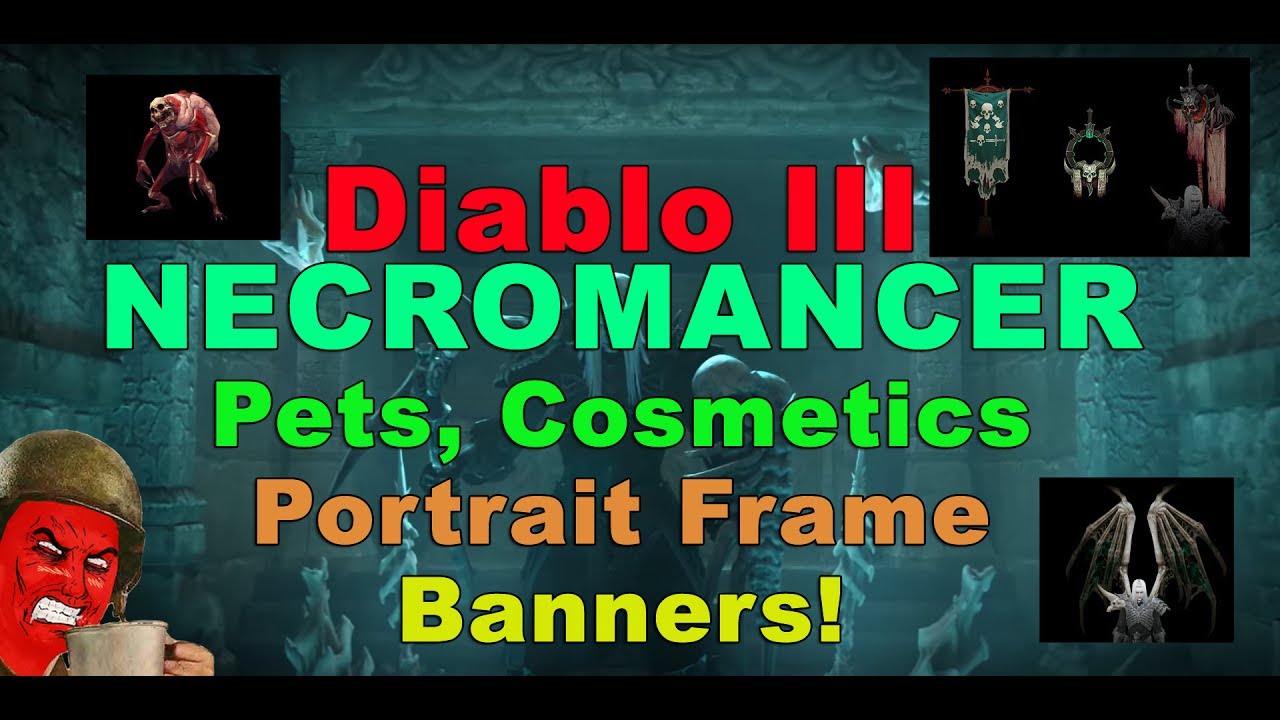 Necromancer Golem Pet, Banner, Sigil, Portrait Frame, Blood Master ...