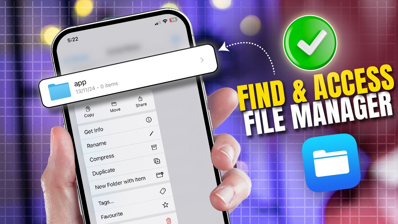 How to Find and Access the File Manager on iPhone | Locate and Use ...
