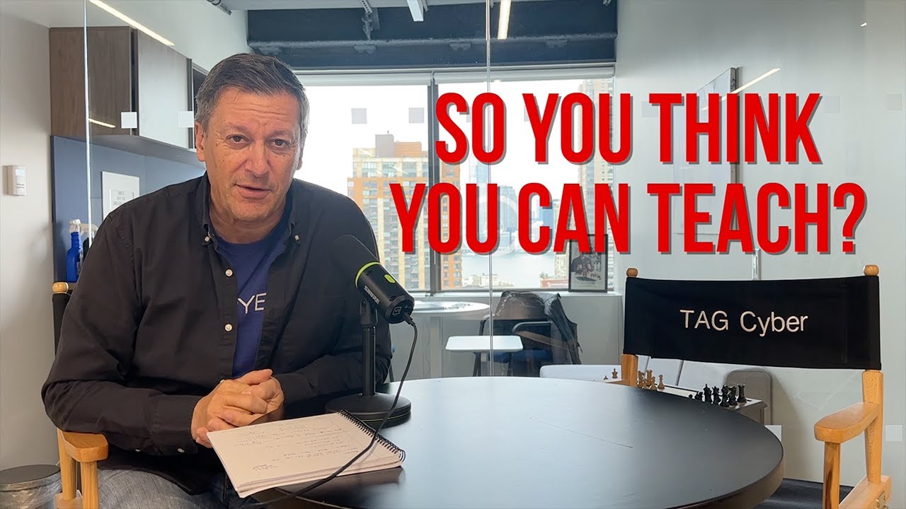 TAG TALK: SO YOU THINK YOU CAN TEACH? - YouTube