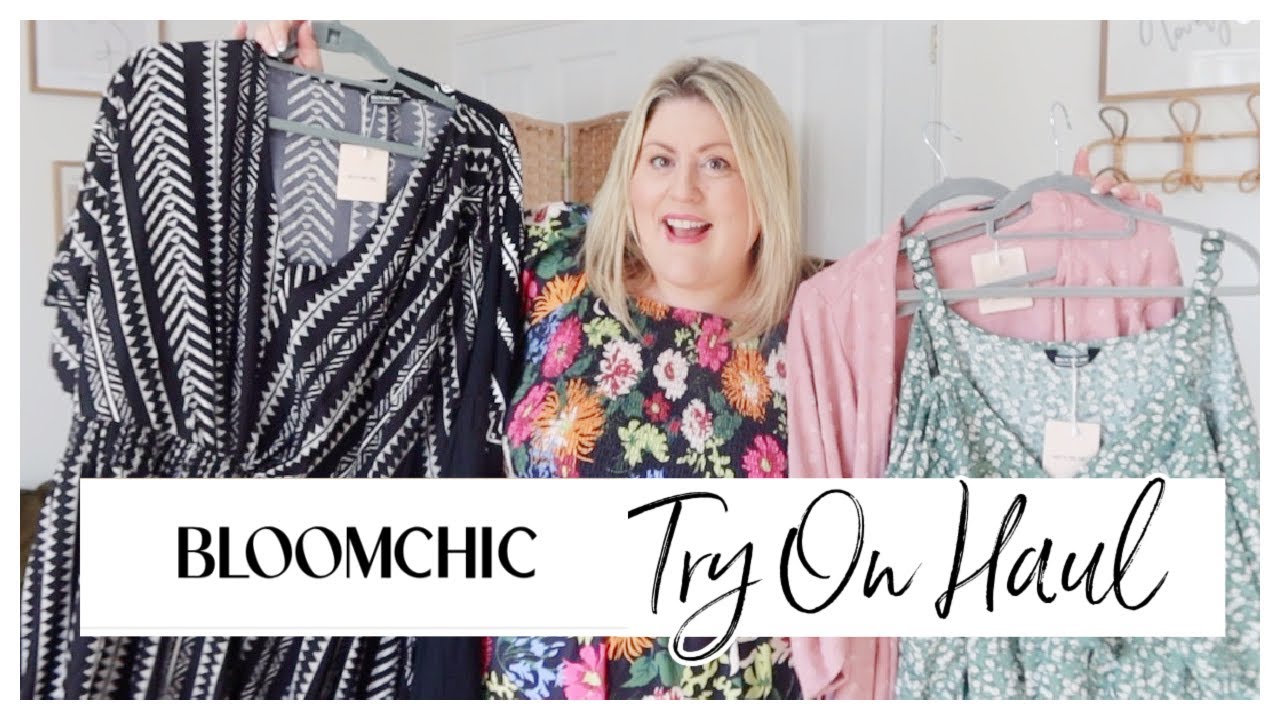 BLOOMCHIC TRY ON HAUL /PLUS SIZE FASHION /AD - YouTube