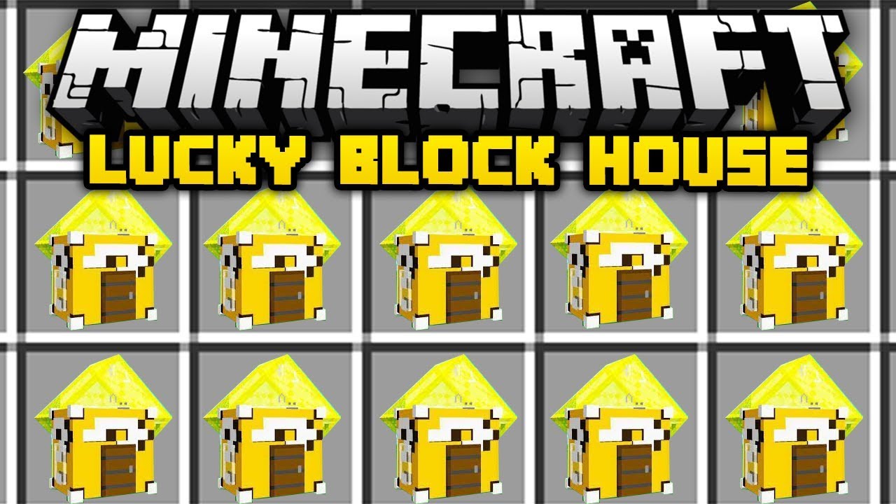 Minecraft LUCKY BLOCK HOUSE MOD (Mod Showcase) - YouTube