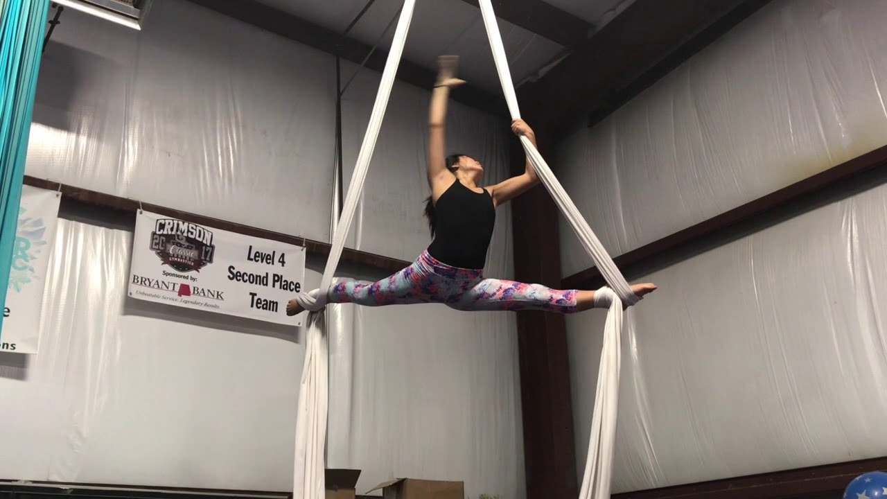 Aerial Silks Performance! High Hopes, by Panic at the Disco - YouTube