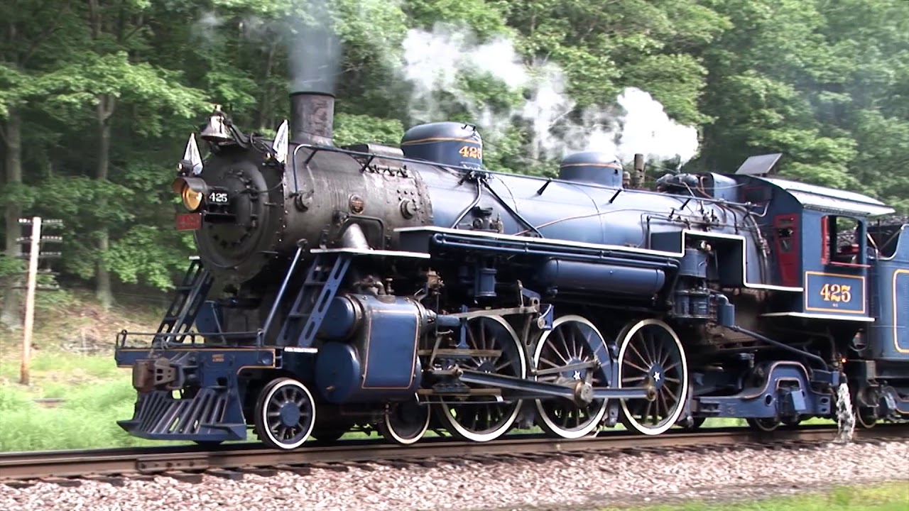 Reading & Northern Steam Runbys in the Lehigh Gorge - YouTube