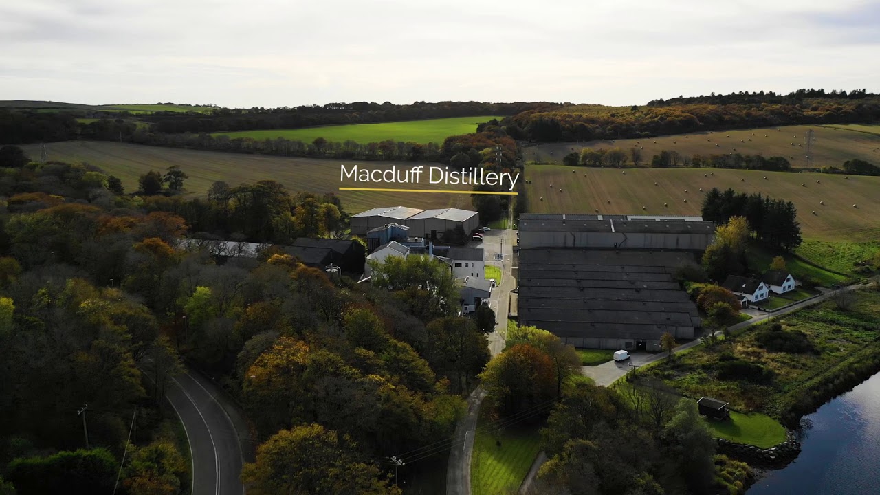 The Dram Drone Visits Macduff Distillery - YouTube