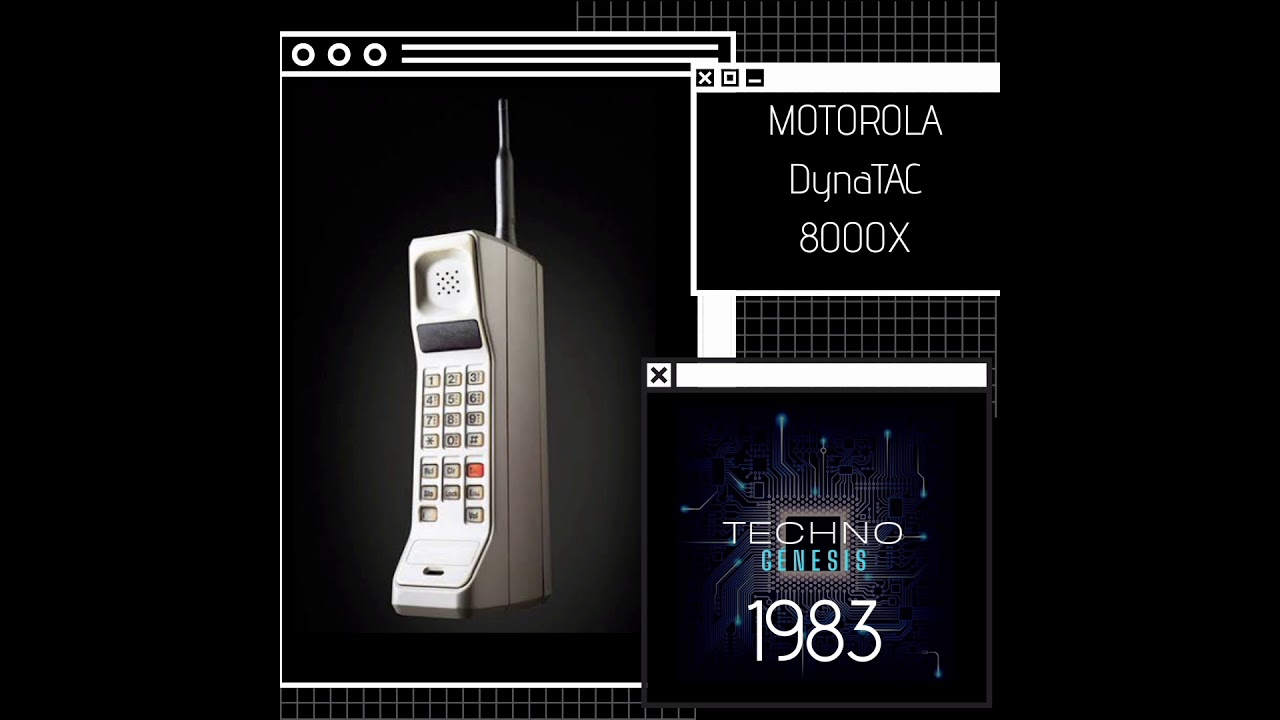 TECHNO-GENESIS MOTOROLA DynaTAC 8000X - YouTube