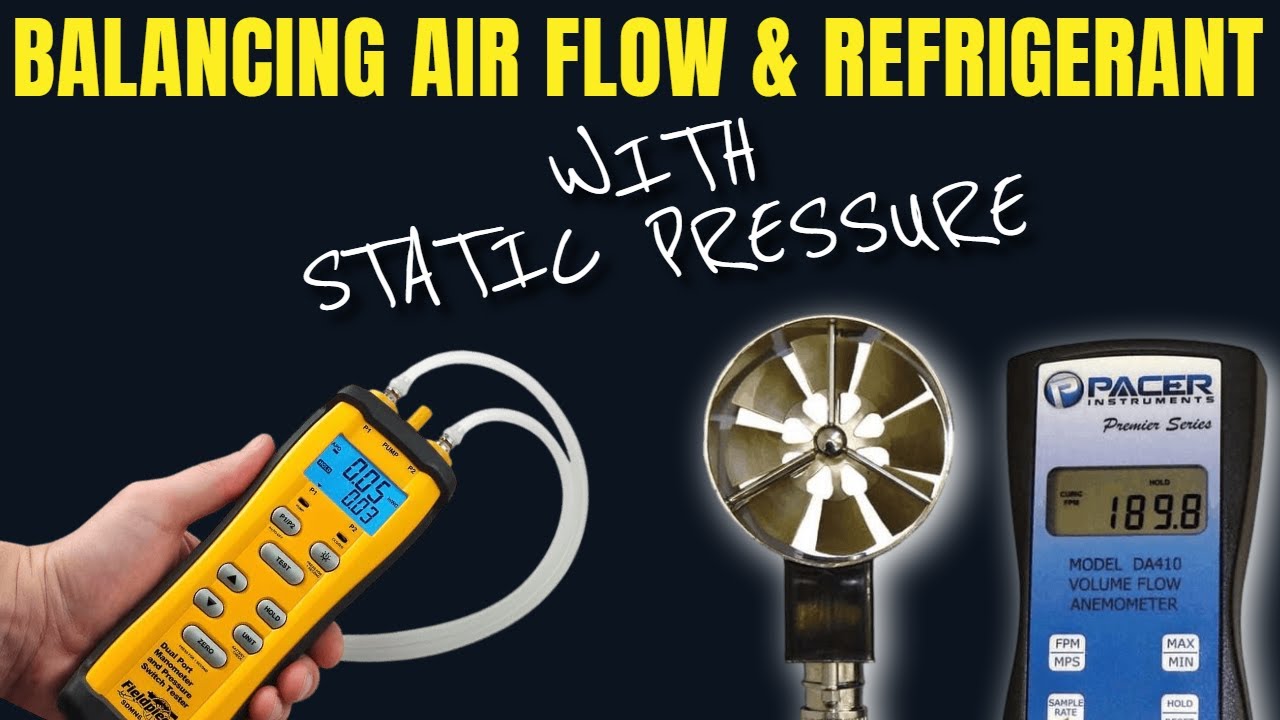 In The Field: Setting Blower Speed w/Static Pressure - YouTube