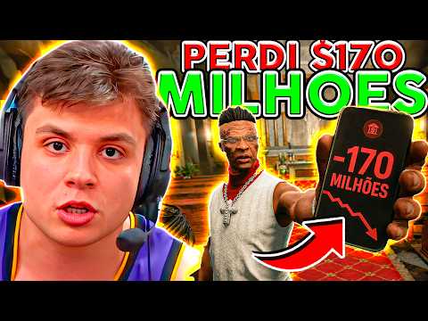 ROUBARAM $170 MILHÕES MEU, E AGORA? 😡 GTA RP (Paulinho o LOKO)