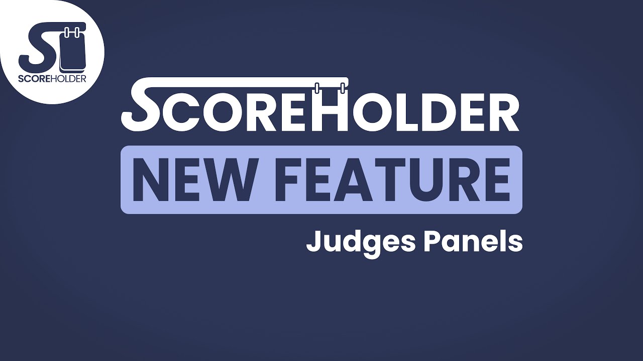 New Scoreholder Judges Panels Feature - YouTube