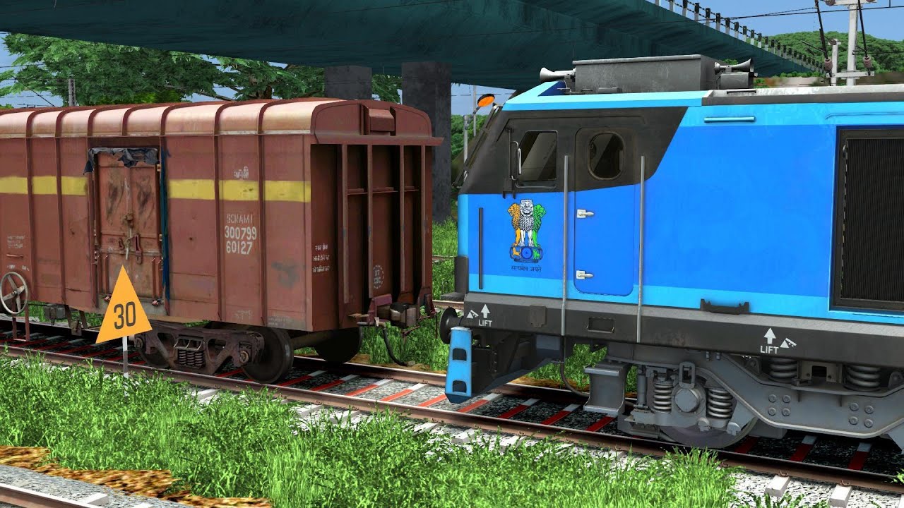 WAG-12B SHUNTING BCNA FREIGHT ADDONS | indian railways indian train ...