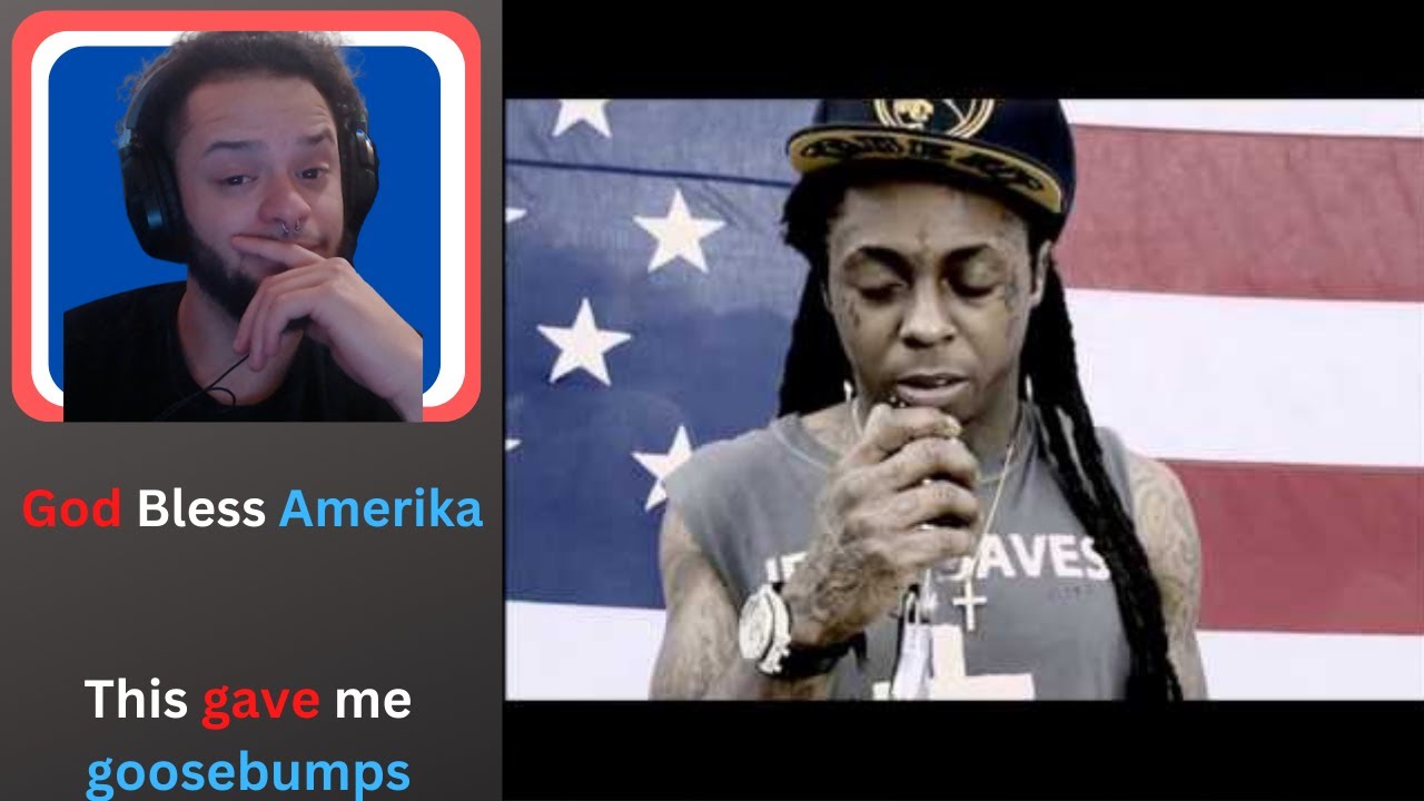 I got goosebumps ..Lil Wayne - God Bless Amerika |Reaction| - YouTube