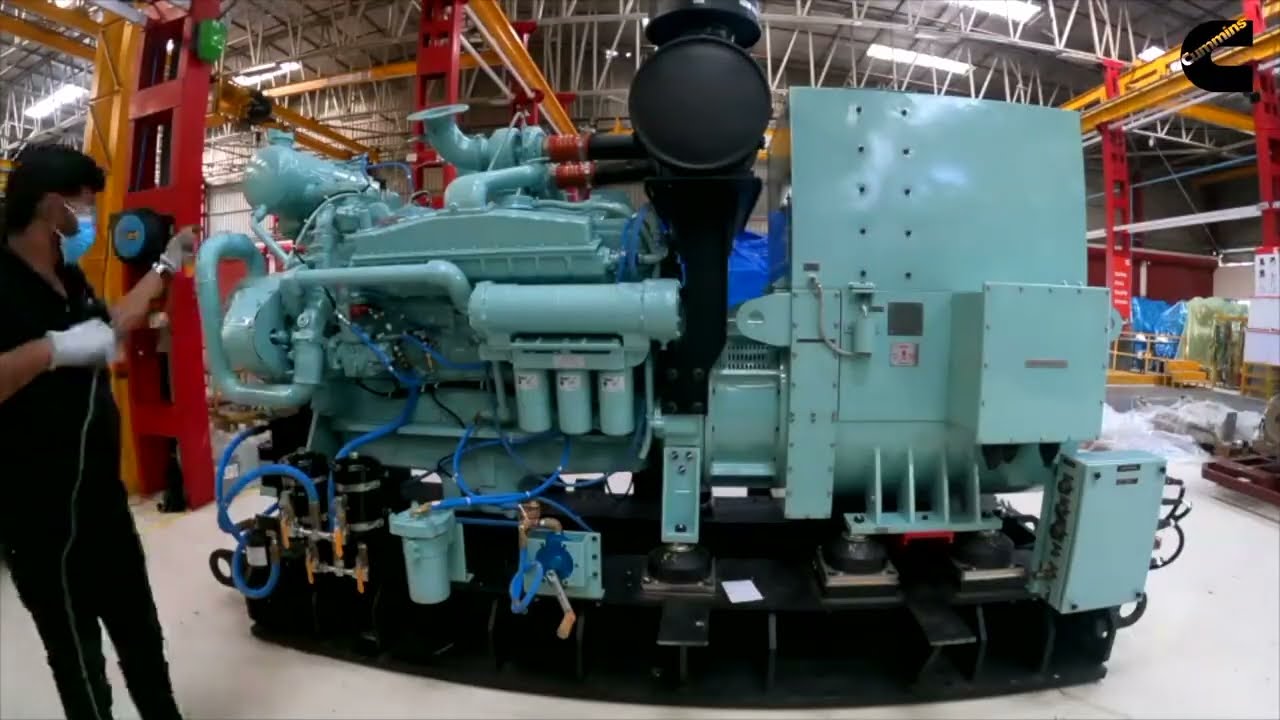 VTA28 | Marine DG | Always On | Cummins India - YouTube