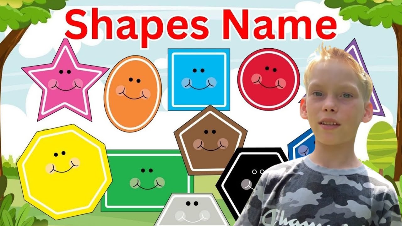 Names of Shapes for Kids - Shape Recognition for Babies, Toddlers ...