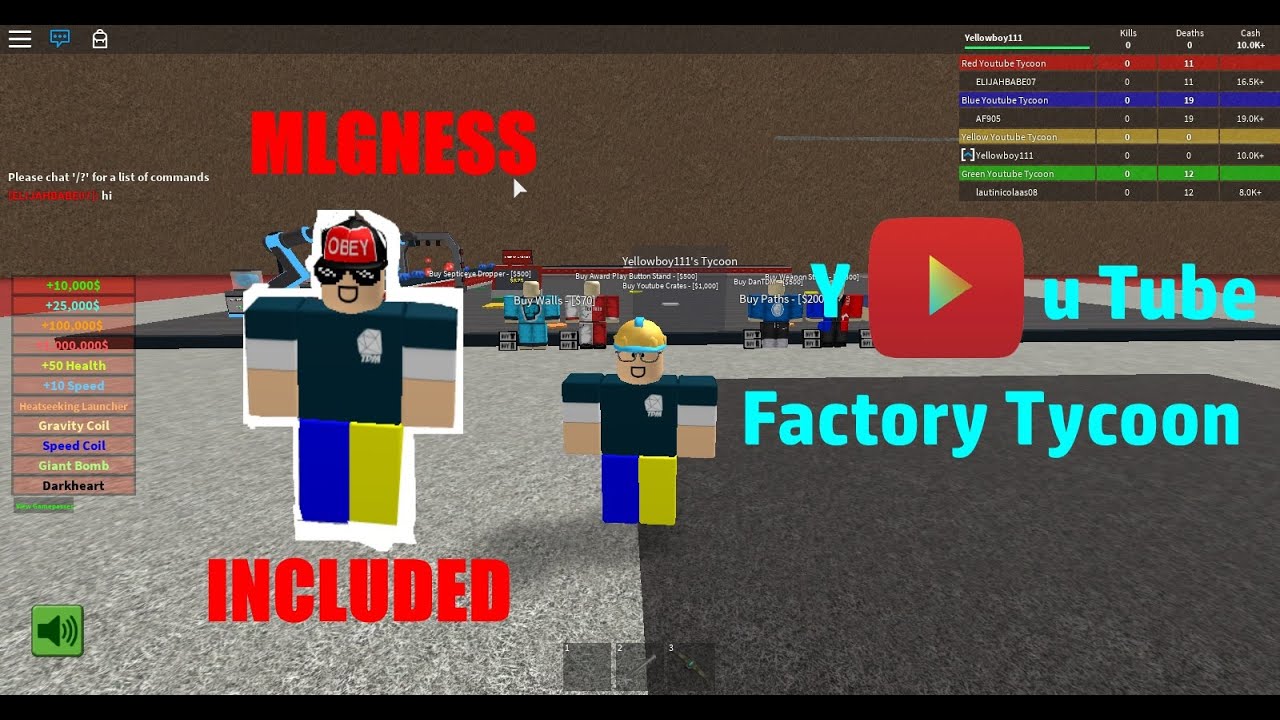 MLGness from a ROBLOX Bag of Doritos! | YouTube Factory Tycoon on ...