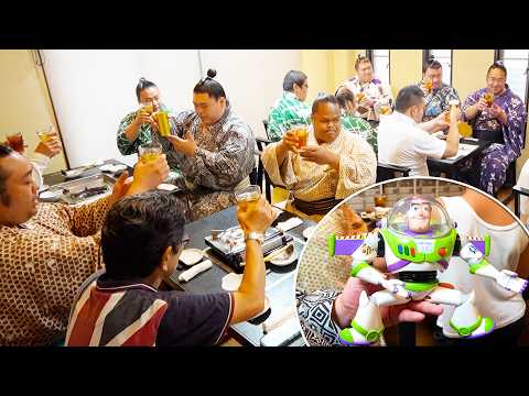 🤖 Is Buzz Lightyear a Sumo Wrestler now?! Massive Banquet! 🍲