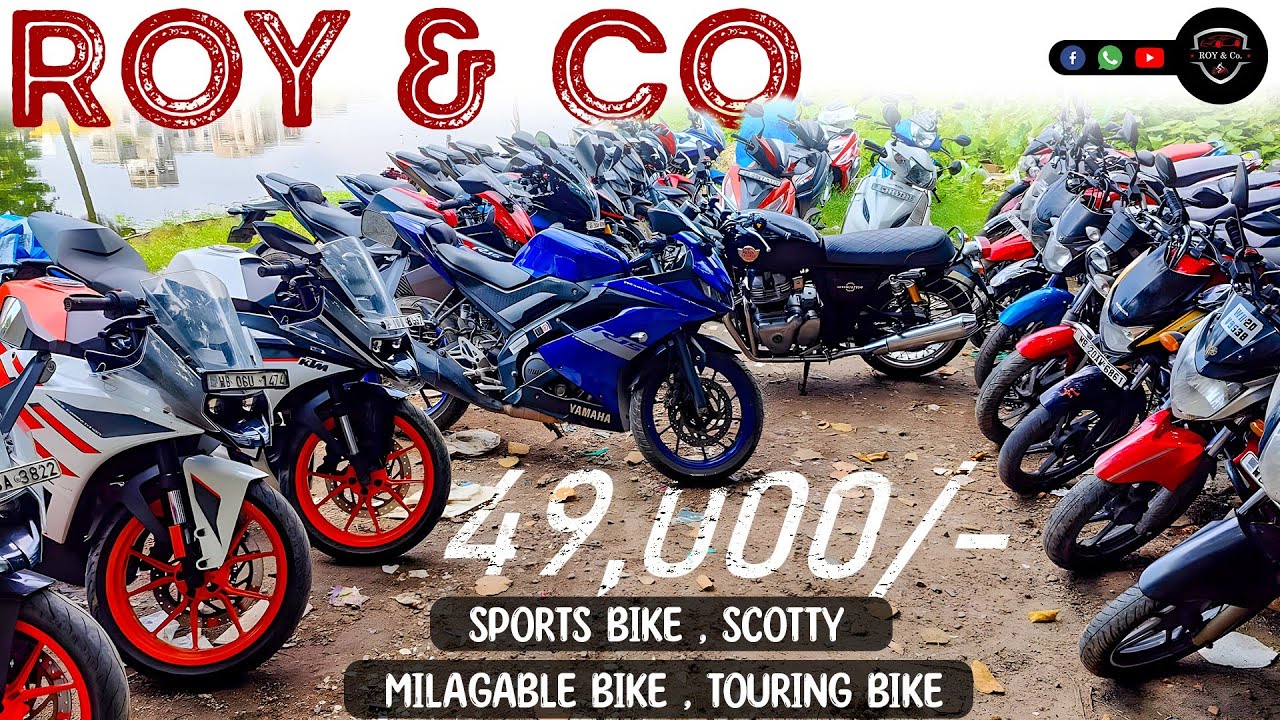 Only Roy & CO |Sceond Sports Bike |Milage Bike|SCOOTY|Sceond Hand Bike ...