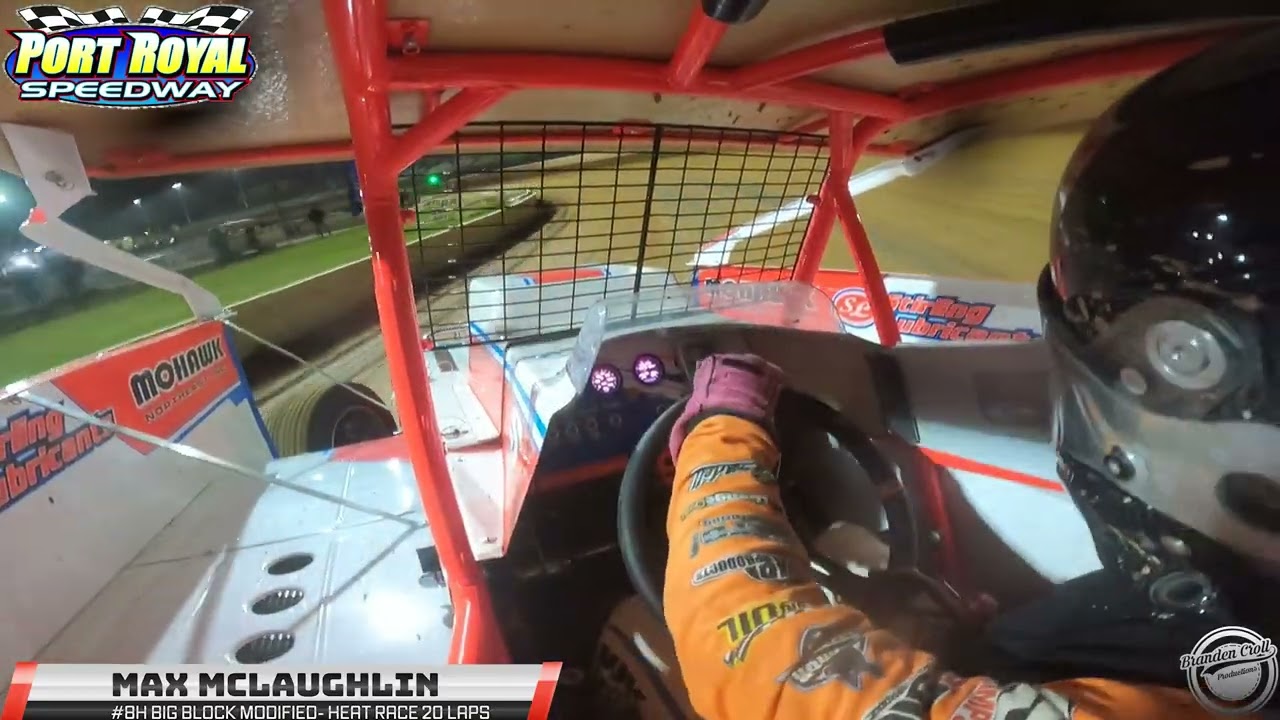 Max McLaughlin On-Board BB Modified at Port Royal Speedway October 14th ...