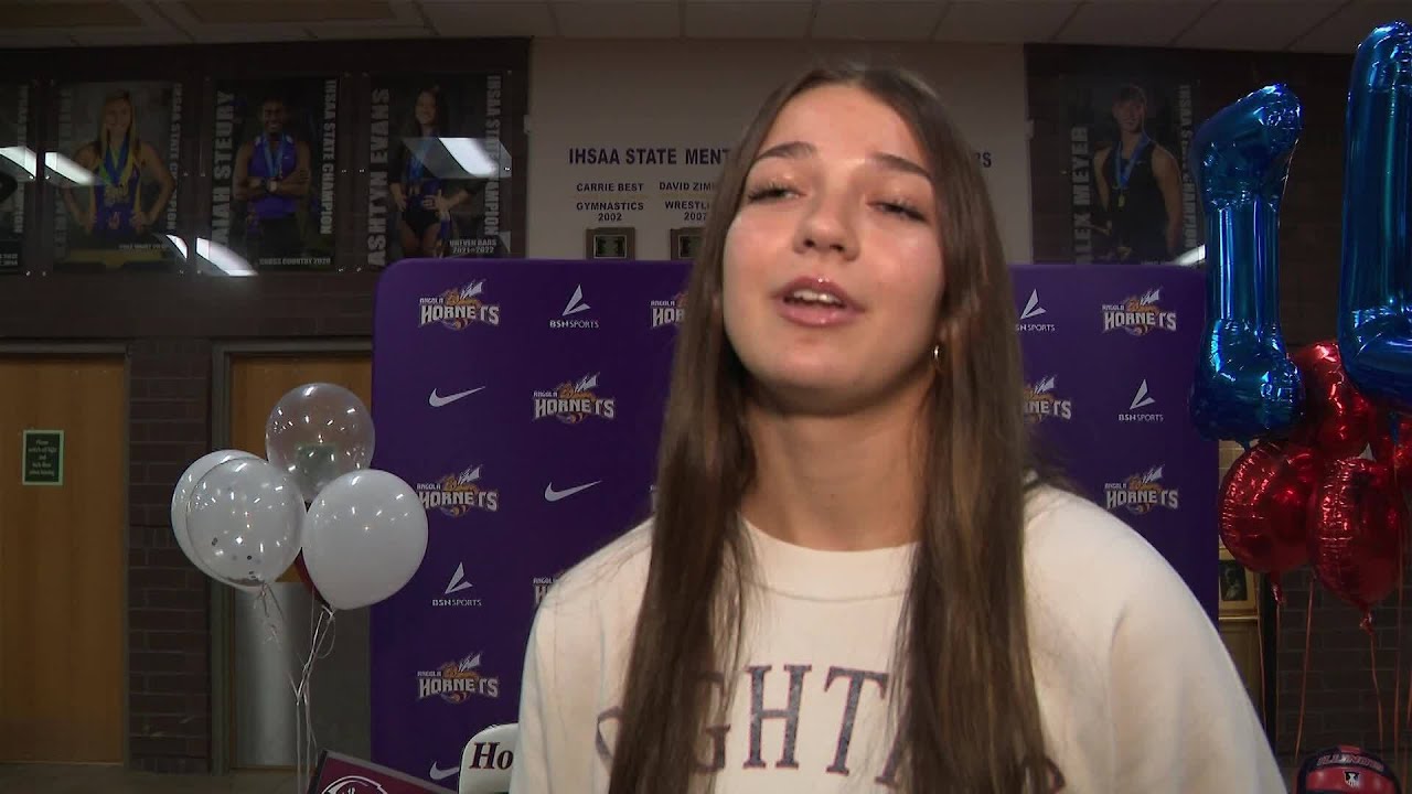 Maya Harris full interview on signing to play volleyball at the ...