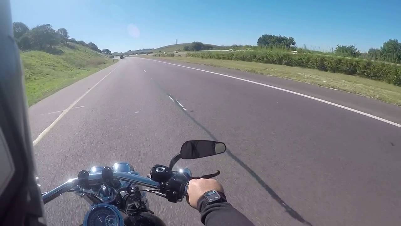 Harley Fat Bob Ride Freeway - YouTube