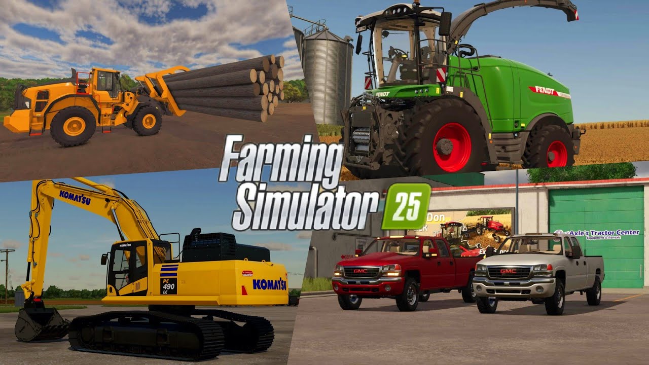 NEW MODS PREVIEW | CAT NEXT GEN | KOMATSU EXCAVATOR - Farming Simulator 25 - YouTube