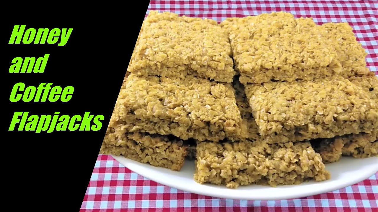 Flapjack Recipe: Easy Honey and Coffee Flapjacks - Rachel's Baking ...