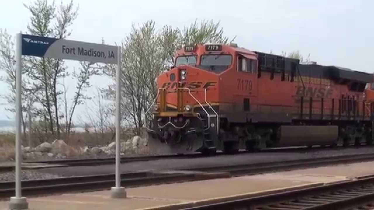 BNSF Fort Madison Ia. 04-18-15 - YouTube