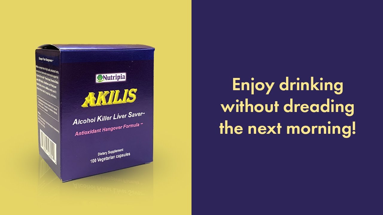 AKILIS, a natural antioxidant, liver support pill for better mornings ...