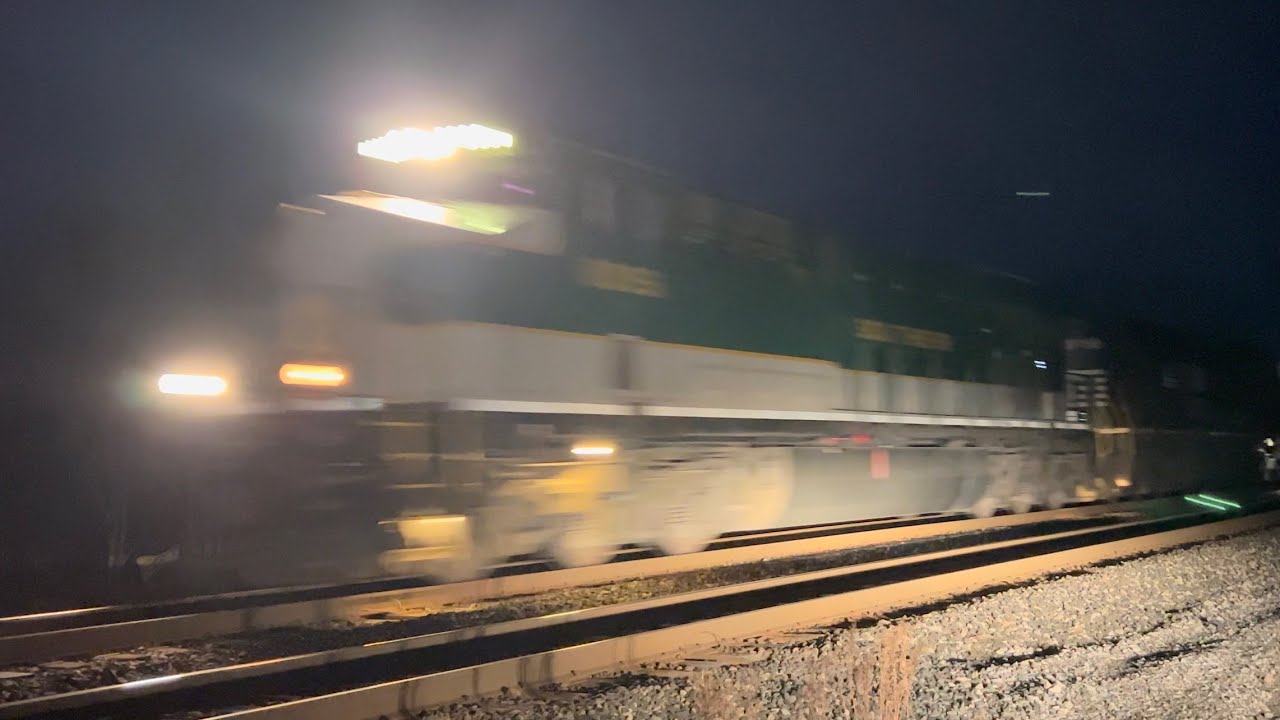 CSX B741 Passes through Churchville with NS 8099 Leading - YouTube