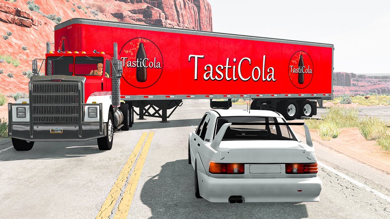 Tasti Cola Delivery Fails #12 - BeamNG DRIVE | SmashChan - YouTube