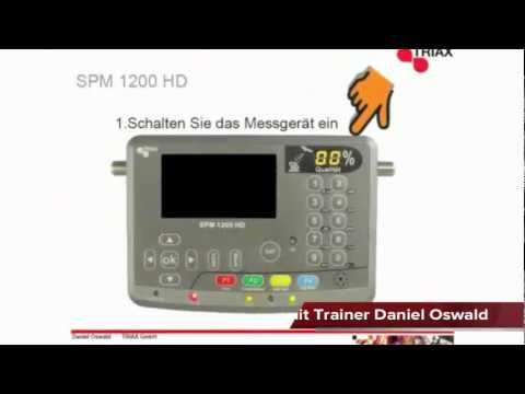 TRIAX SPM 1200 HD Video-Kurzanleitung