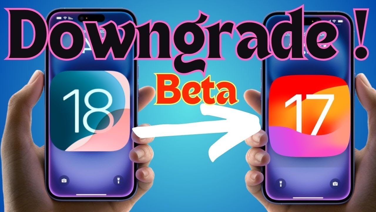 How To Downgrade iOS 18 Beta to iOS 17 | Step By Step - YouTube