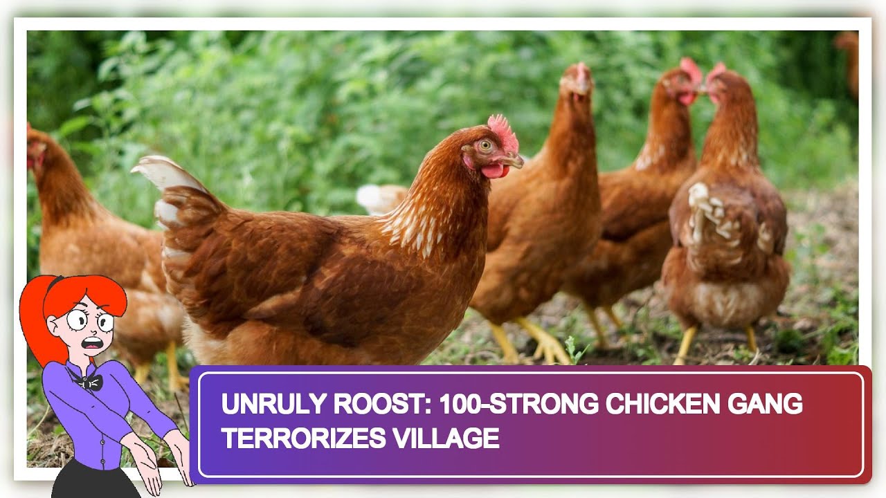 Unruly Roost: 100-Strong Chicken Gang Terrorizes Village - YouTube