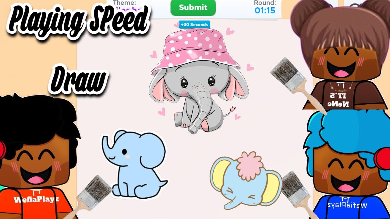 Playing speed darw Draw (Roblox) - YouTube