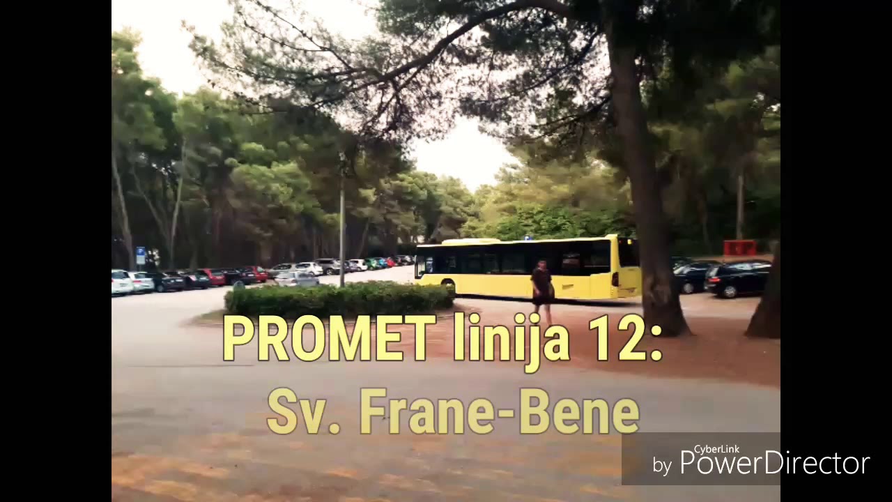 PROMET Split, linija 12: Sv. Frane - Bene - YouTube