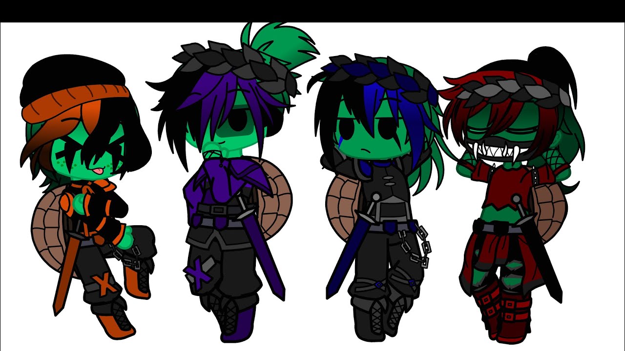 More info on TMNT evil au (TMNT 2012 evil au) gacha club - YouTube