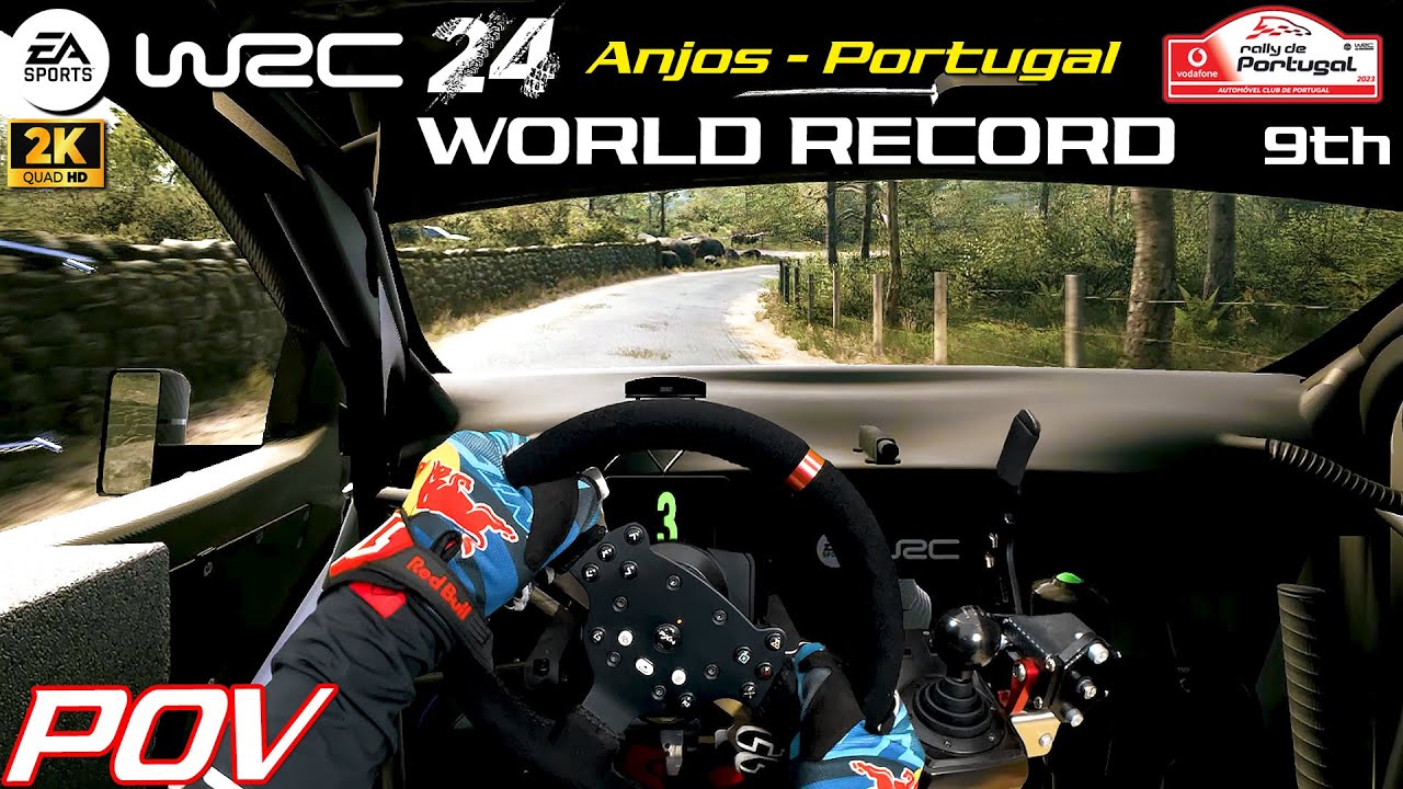 POV - WORLD RECORD 9th - EA SPORTS WRC 24 | Anjos Portugal Toyota Yaris ...