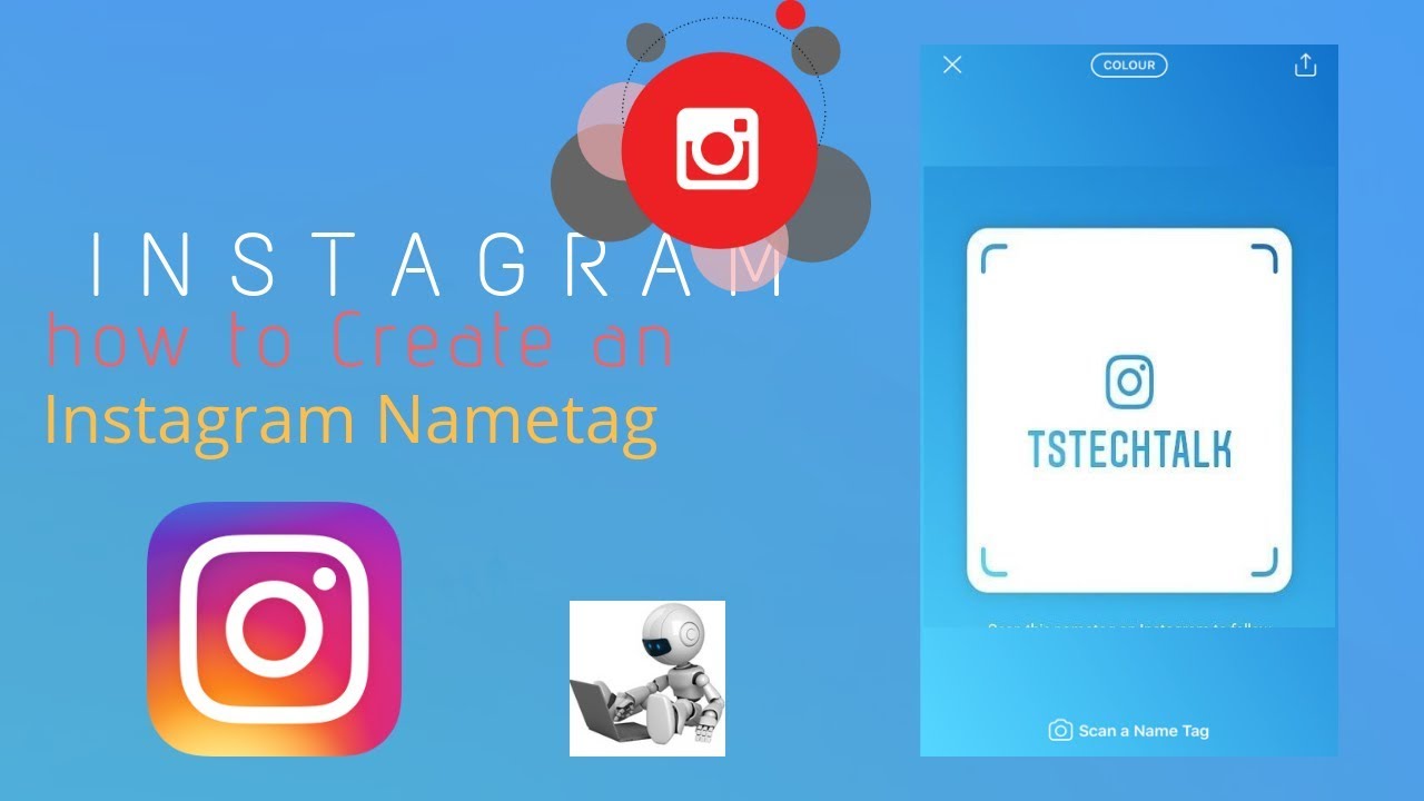 Instagram Nametag: How to create Nametag | Instagram video - YouTube