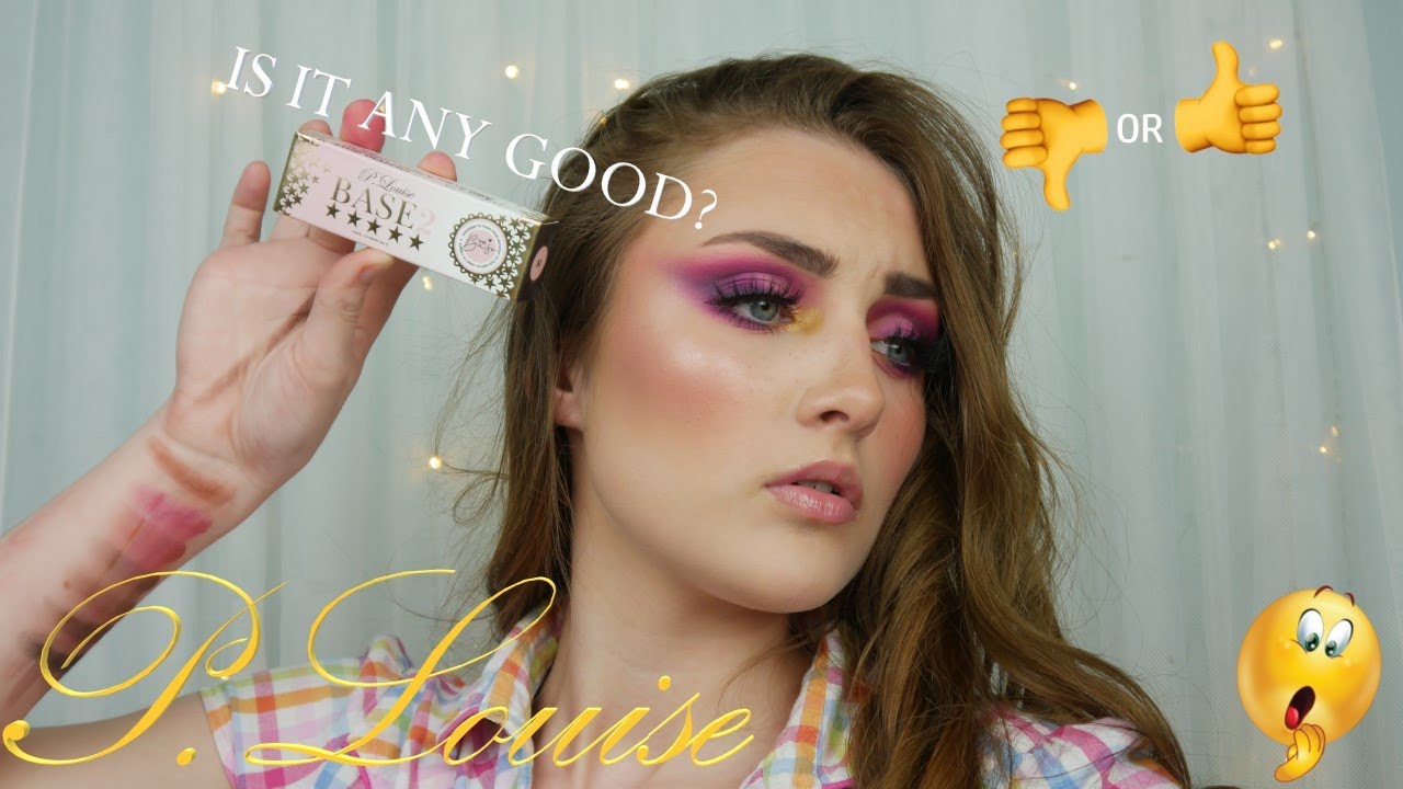 BETTER MAKEUP?? P Louise base review - FEAT; Alexis stone x revolution ...