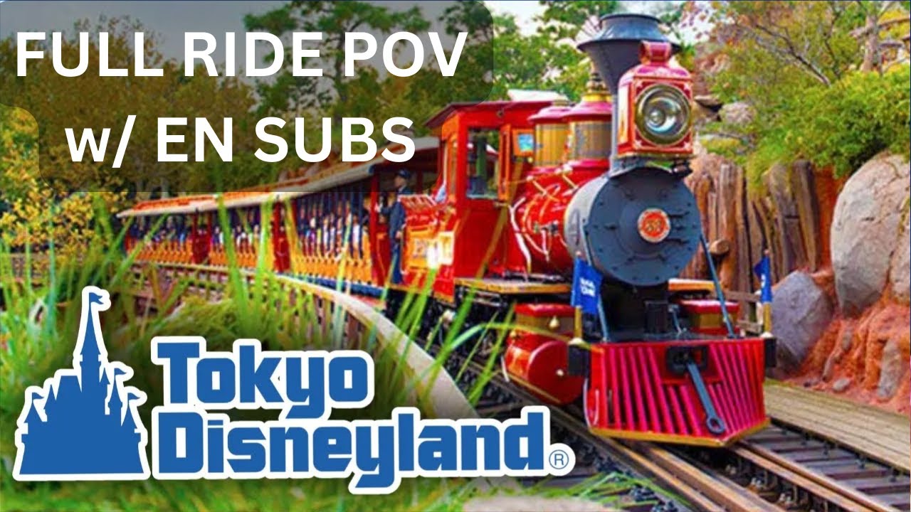 [EN Subs] Western River Railroad - Tokyo Disneyland Park, Japan | 4K ...