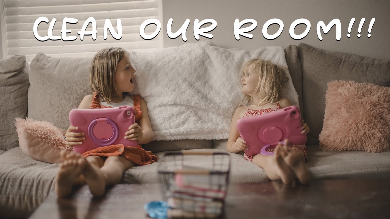 Is Your Room Clean?? Stacee And Kylee Must Clean Their Rooms!! - YouTube