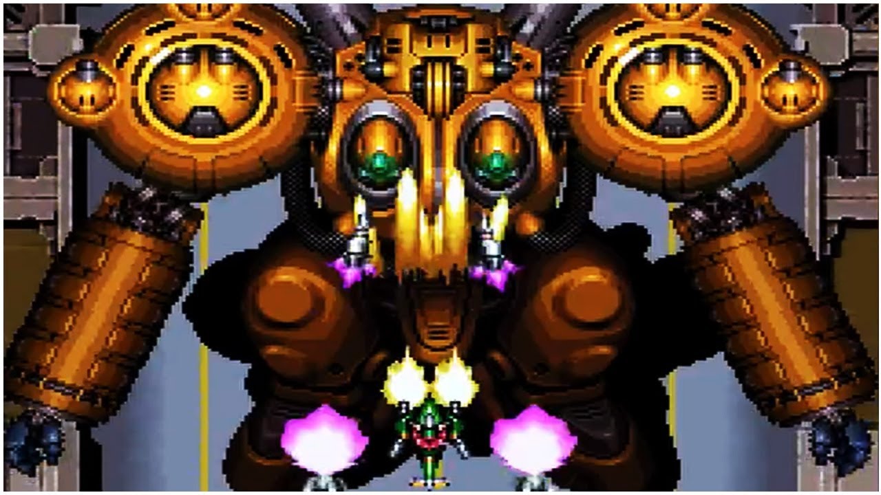 Armed Police Batrider - All Bosses (Arcade) - YouTube