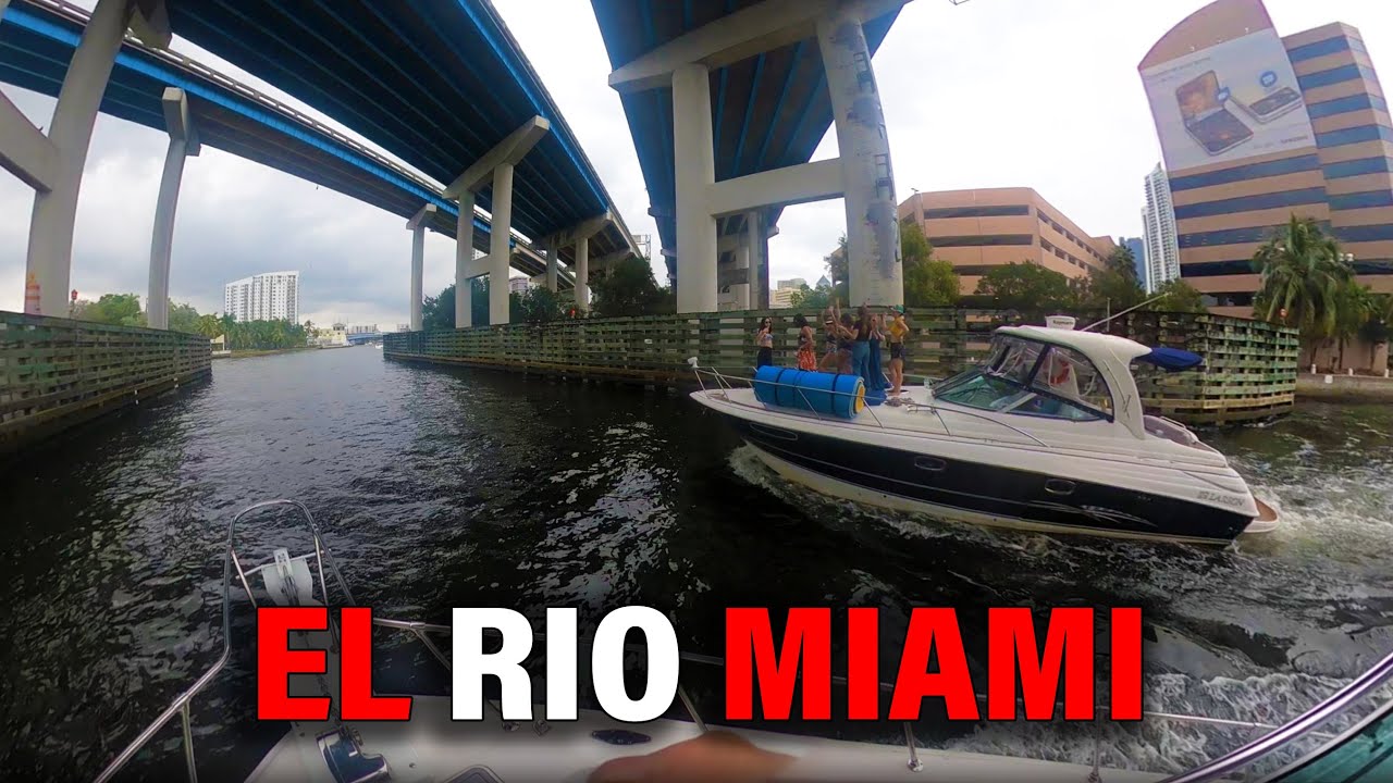 🌊 El Rio Miami ⚓ Recorrido desde el Downtown hasta la 17Ave Miami ...