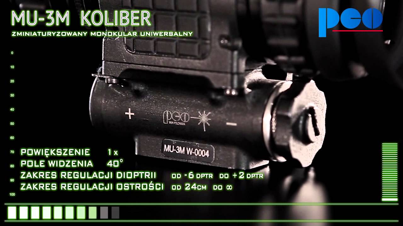 MU 3M KOLIBER - Uniwersalny Monokular noktowizyjny - PCO S.A - YouTube