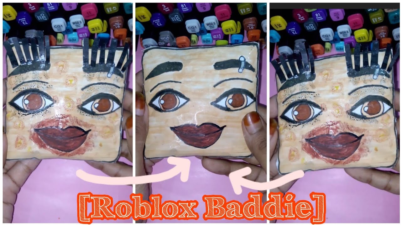 ⏹️🔲How to make roblox Baddie paper squishy⏹️🔲 Tutorial🌟 Roblox Baddie ...