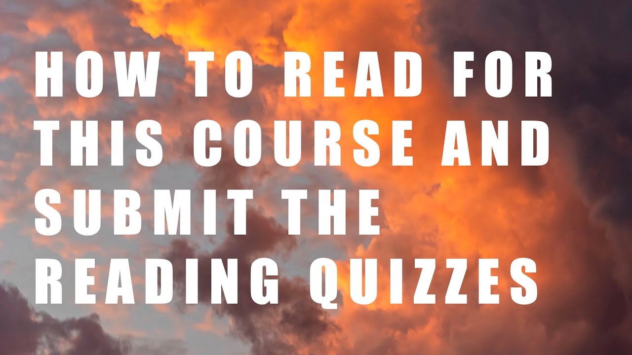 How To Read and Submit Reading Quizzes - YouTube