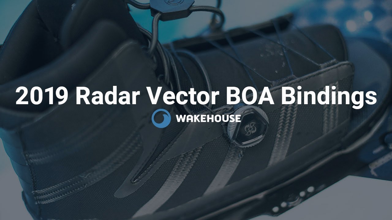 2019 Radar Vector BOA Water Ski Bindings | Overview - YouTube